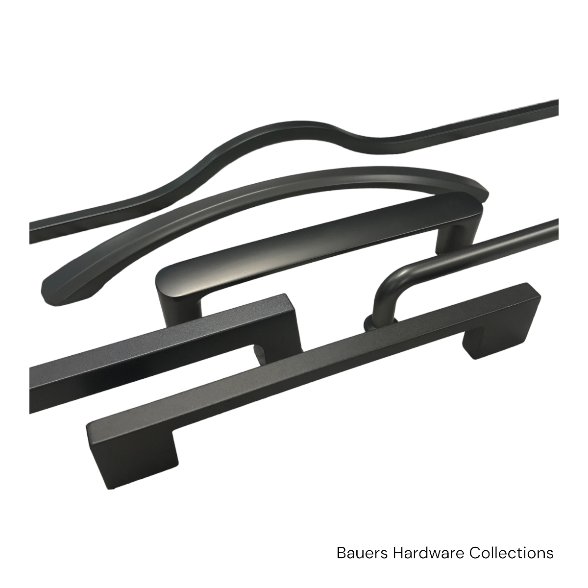 Charcoal Tone, Grey Coloured Gunmetal Kitchen Cabinet Handles